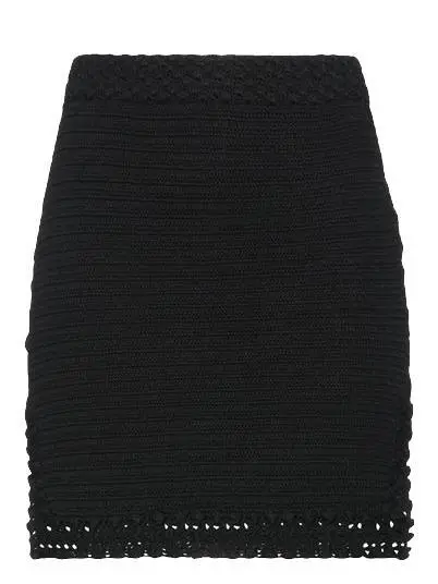 Zadig&Voltaire Mini Knitted Pencil Skirt - Black