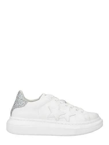 2STAR Leather Sneakers - White