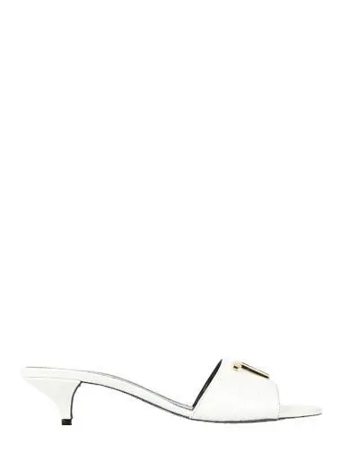 TOM FORD Sandals In Calfskin Leather - White