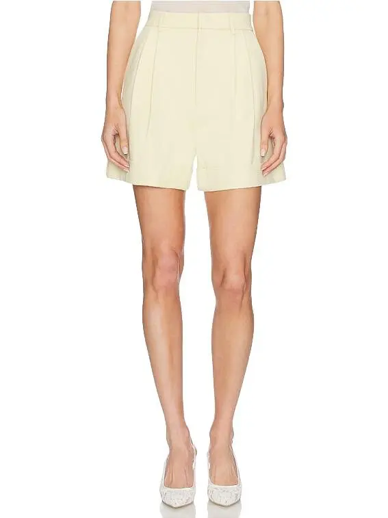 Susana Monaco Double Knit Cuffed Short - Whipped Cream