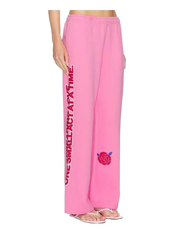 THE MAYFAIR GROUP Classic Fleece Sweatpants - Pink