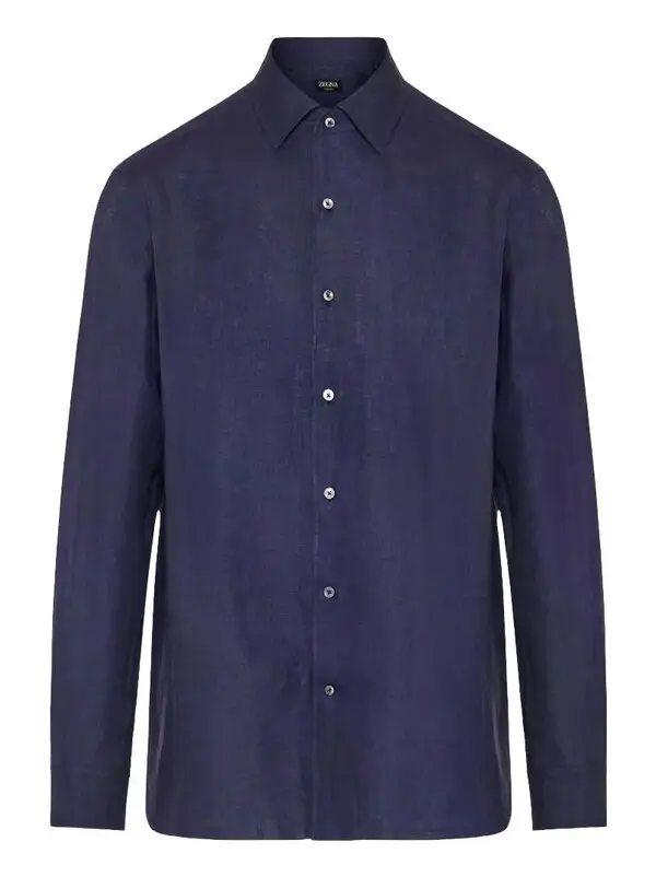 Zegna Buttoned Shirt - Blue