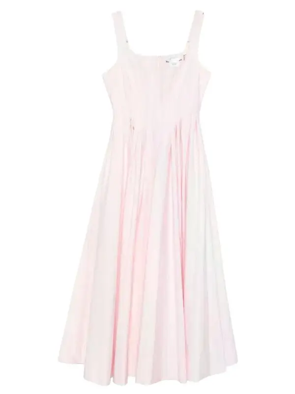 Sportmax Square-neck Maxi Dress - Pink