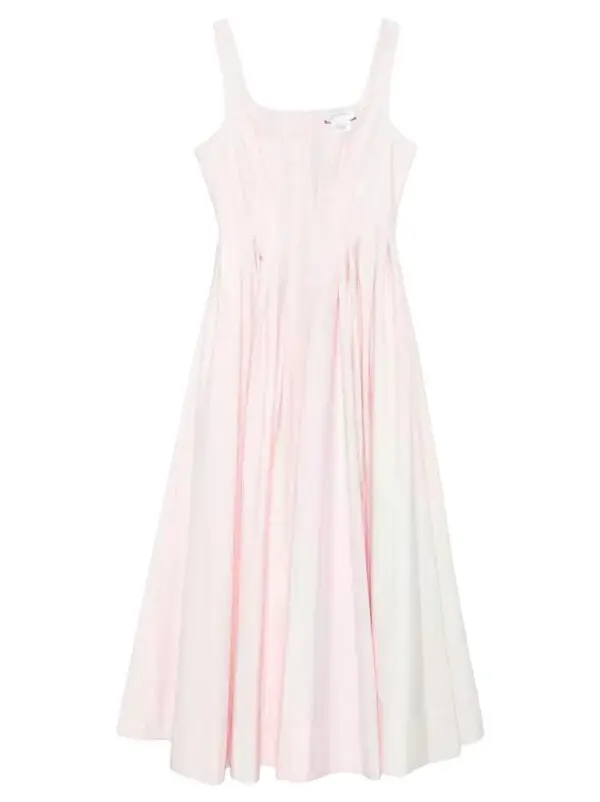 Sportmax Square-neck Maxi Dress - Pink