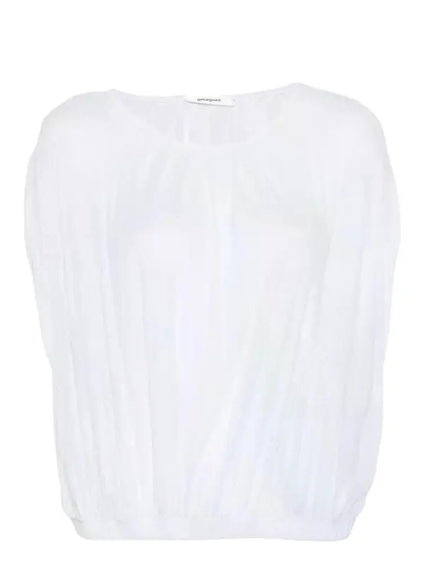 Gimaguas Oni Gathered Top - White