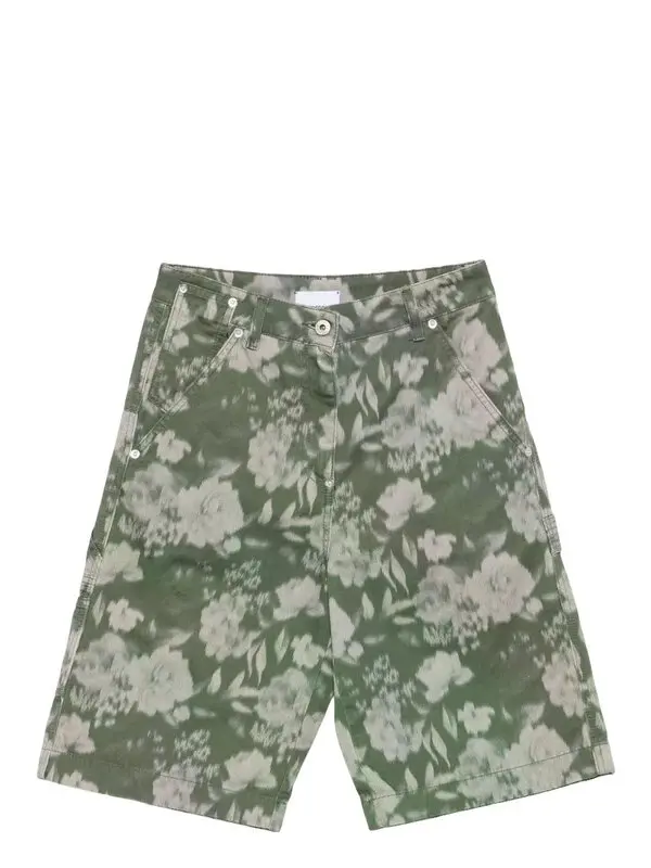 HALFBOY Floral-print Shorts - Green