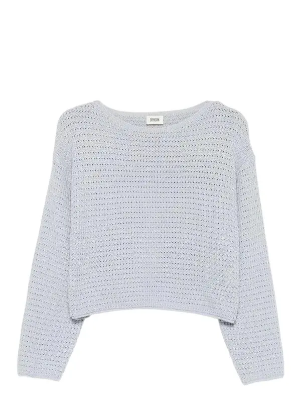 DRYKORN Imenia Open-knit Sweater - Blue