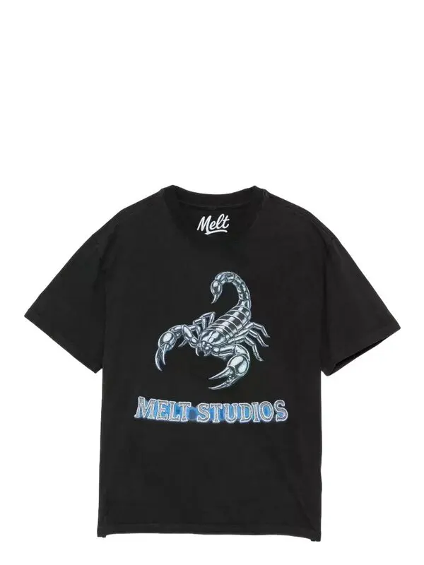 MELT Scorpion Printed T-shirt - Black