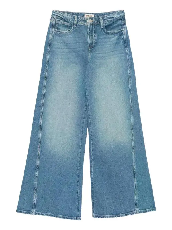 L'Agence Beau Wide-leg Jeans - Blue