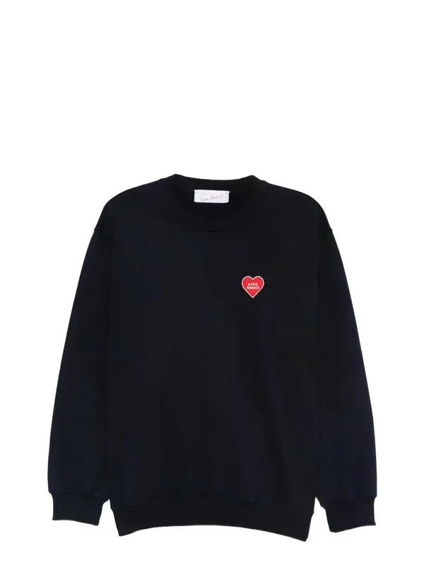 Giada Benincasa Heart-appliqué Sweatshirt - Blue