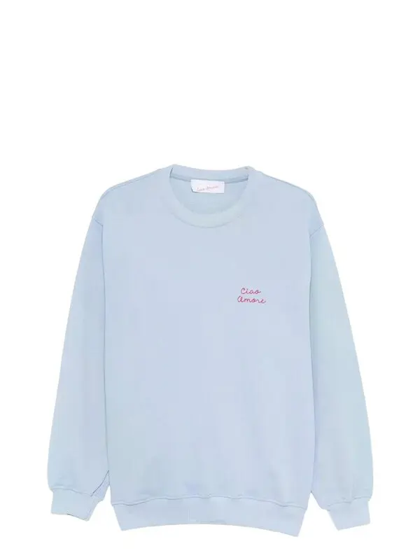Giada Benincasa Embroidered Sweatshirt - Blue