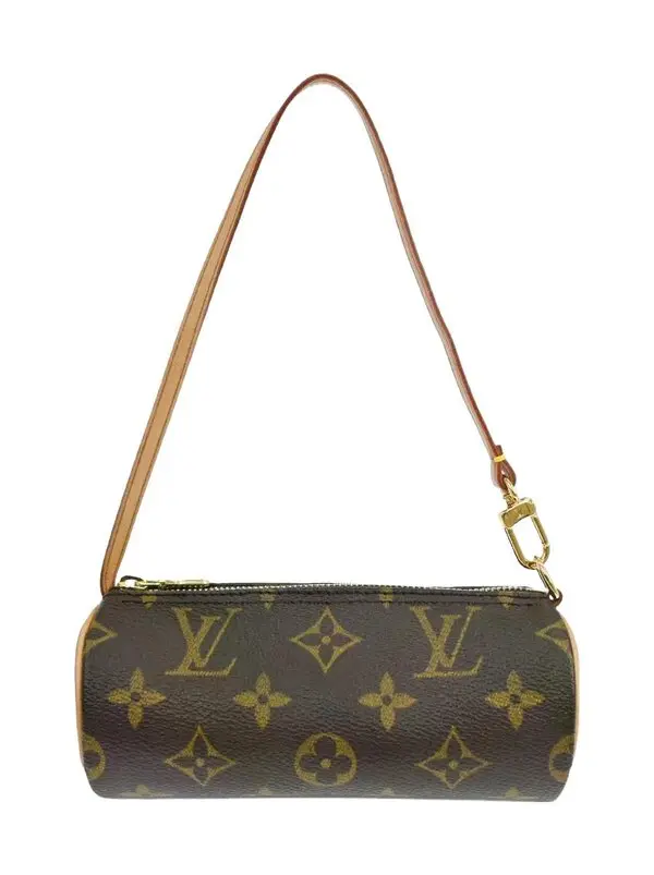 LOUIS VUITTON 1990-2000s Cylindrical Monogram Tote Bag - Brown