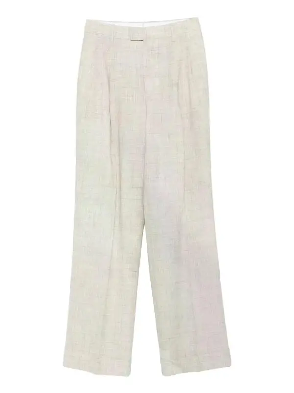 BERWICH Simona Pleated Trousers - Neutrals
