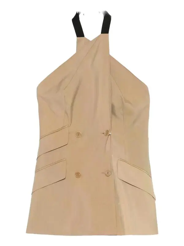 Max Mara Double-breasted Waistcoat - Neutrals
