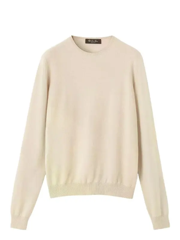 Loro Piana Crew-neck Cashmere Sweater - Neutrals