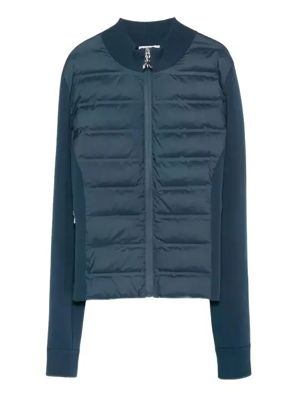 Patrizia Pepe Quilted Zip-up Jacket - Blue