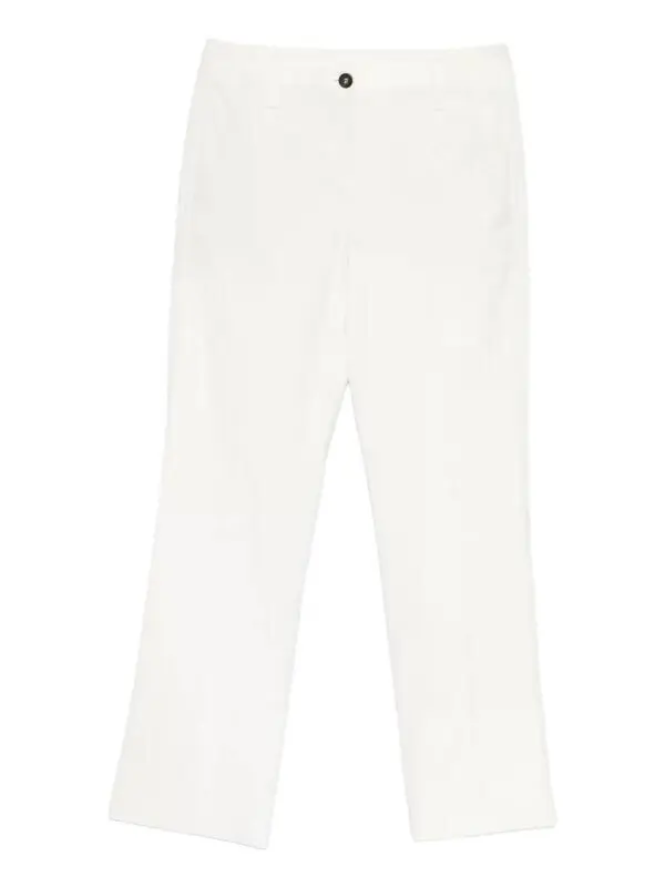 Brunello Cucinelli Buttoned Straight Trousers - Neutrals