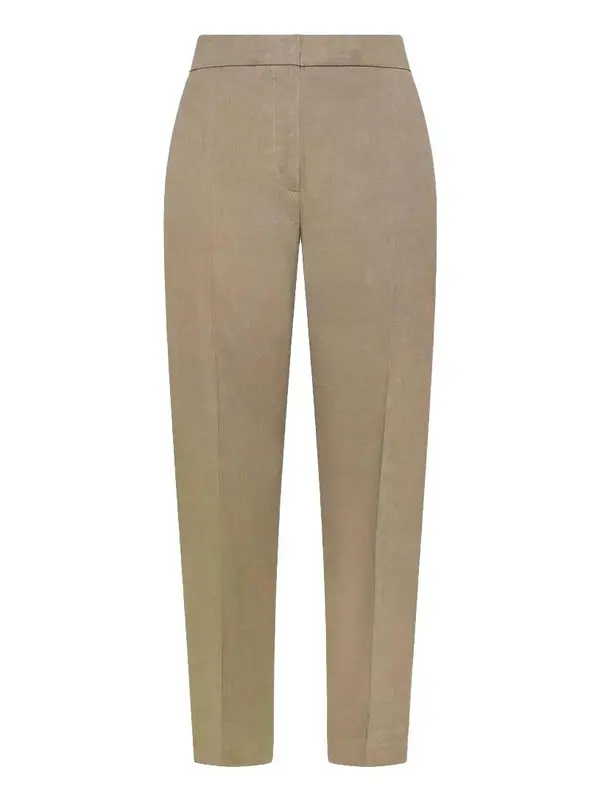 Seventy Elasticated Straight Leg Trousers - Neutrals