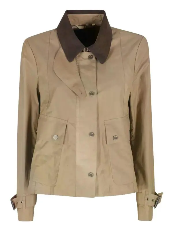 BAZAR DELUXE Button Patch Pocket Jacket - Brown