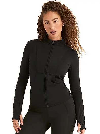 Victoria's Secret Aura Running Jacket - Black