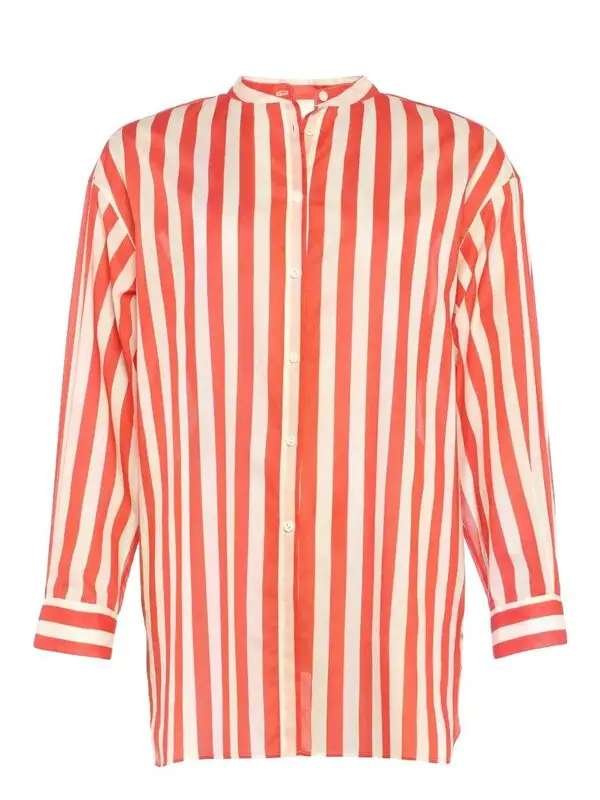 ERES Striped Shirt - Red