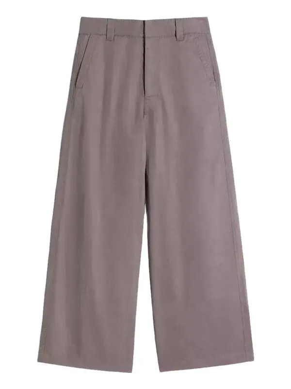 LEMAIRE Wide-leg Trousers - Brown