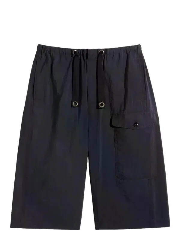 LEMAIRE Cargo Drawstring Shorts - Black