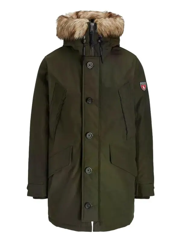 Polo Ralph Lauren Fur-trim Hooded Jacket - Green