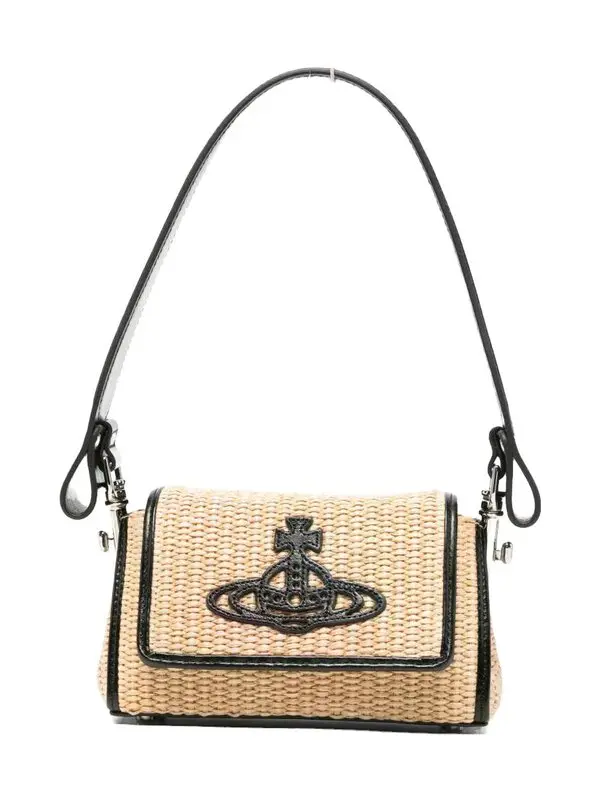 VIVIENNE WESTWOOD Orb Weave Mini Bag - Neutrals