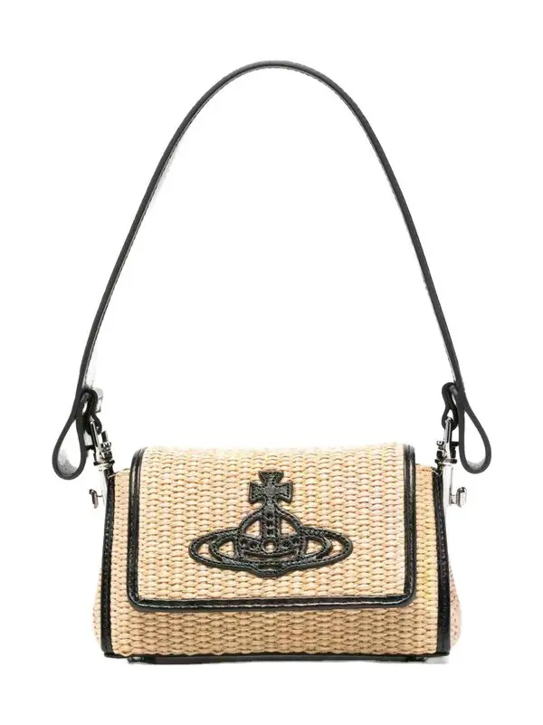VIVIENNE WESTWOOD Orb Weave Mini Bag - Neutrals
