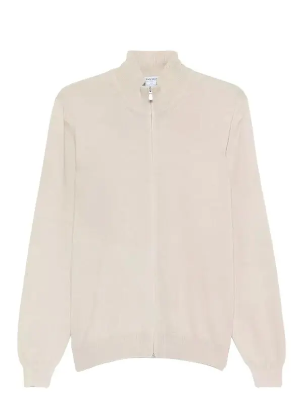 GRAN SASSO Zip Cardigan - Neutrals