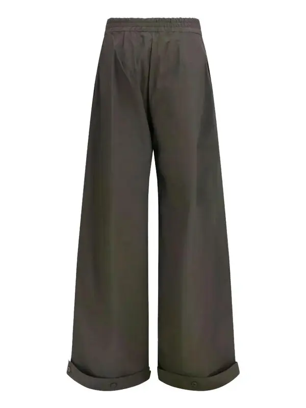 SA SU PHI Button Culottes Trousers - Brown