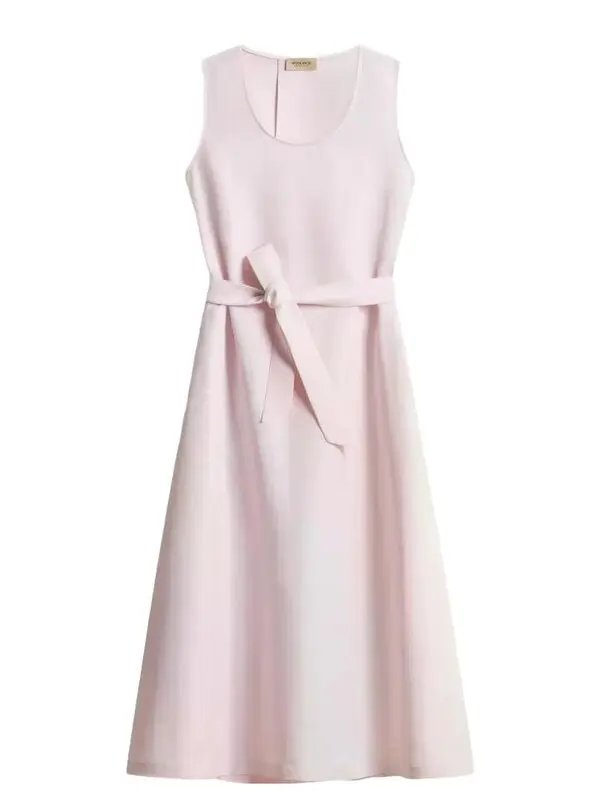 Woolrich Belted Midi Dress - Pink