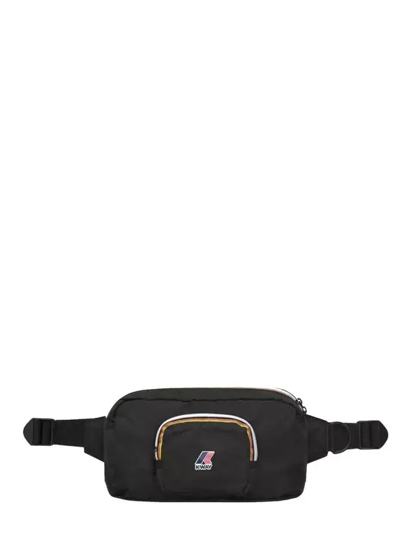 K-WAY Le Vrai 4.0 Sylvain Zipped Belt Bag - Black