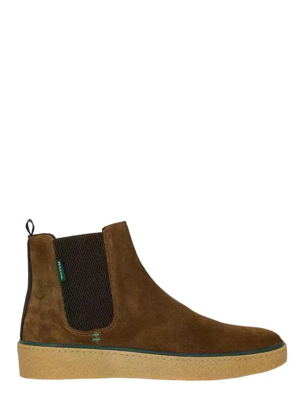 Paul Smith Elasticated Suede Boots - Brown