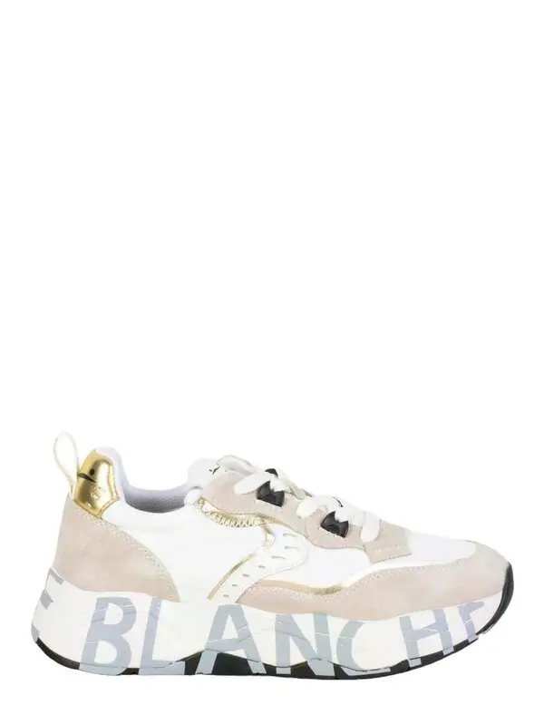 VOILE BLANCHE Platform Printed Sneakers - White