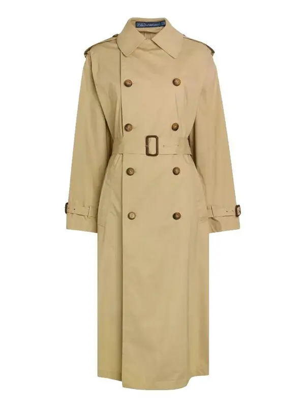 Polo Ralph Lauren Double-breasted Belted Trench Coat - Neutrals