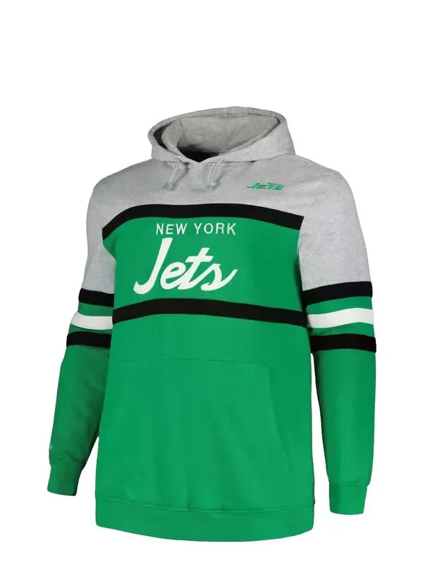 Mitchell & Ness Striped Hoodie - Green