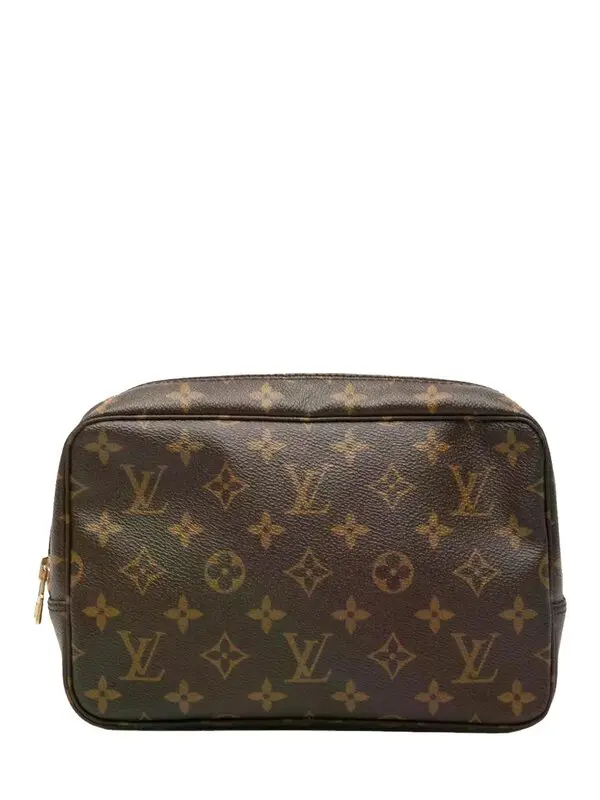LOUIS VUITTON 1988 Monogram Trousse Toilette 23 - Brown