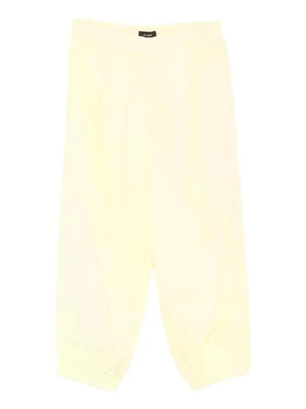 WILLY CHAVARRIA Logo-embroidered Trousers - Yellow