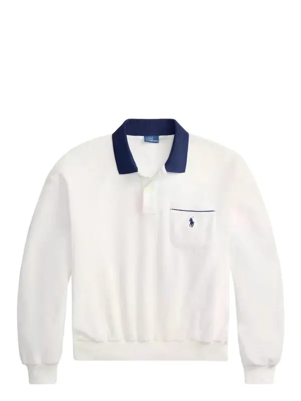 Polo Ralph Lauren Terry Polo Top - White