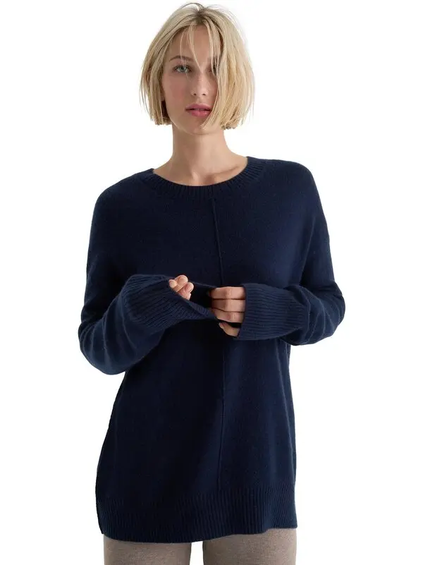 ATM Anthony Thomas Melillo Cashmere Crew Neck Sweater - Midnight