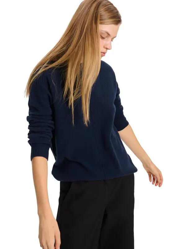 ATM Anthony Thomas Melillo Cashmere Crew Neck Sweater - Midnight
