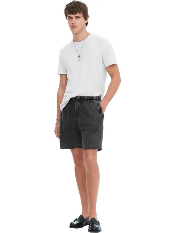 ATM Anthony Thomas Melillo French Terry Cut-off Shorts - Black