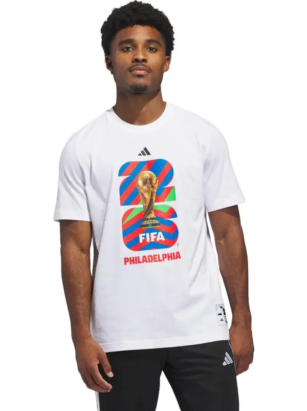 Adidas Fifa World Cup 26™ Host City Philadelphia Graphic T-shirt - White