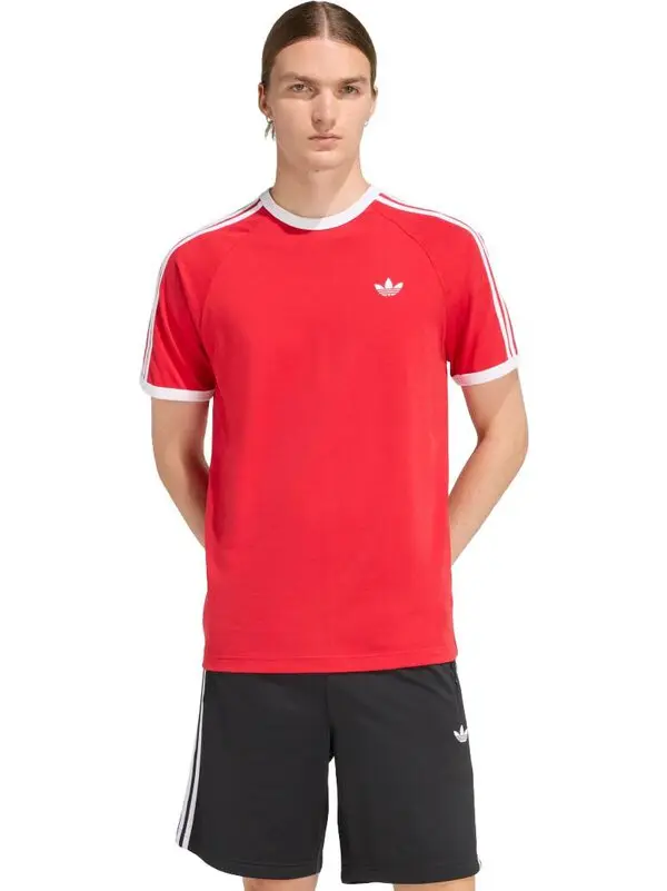 Adidas 3-stripes Tee - Better Scarlet