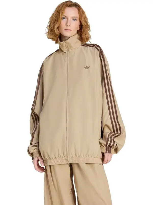 Adidas Firebird Adilenium Track Top - Stone Khaki / Earth Strata