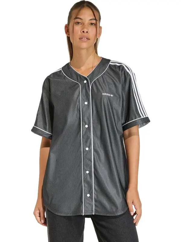 Adidas Baseball Shirt - Black