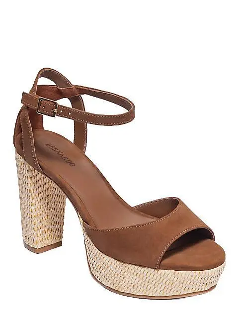 Bernardo Valeria Block Heels - Brown