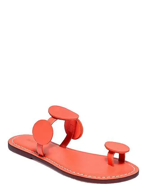 Bernardo Toe Loop Sandals - Orange